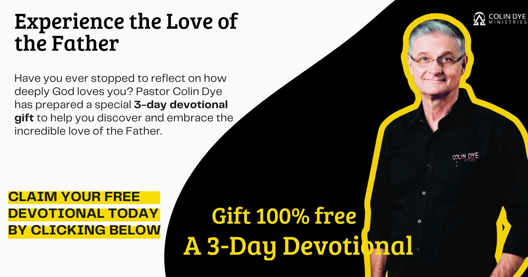 Promotion: 3 Day devotional - Colin Dye